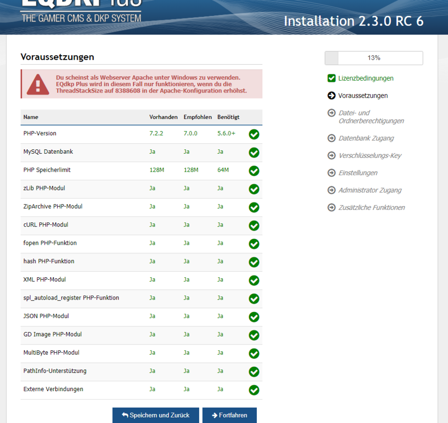 Installation/de - EQdkp Plus